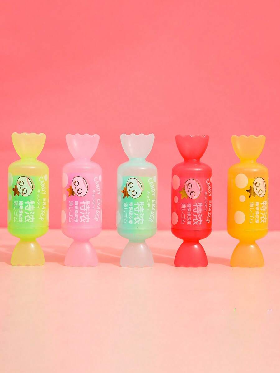 TOCHAIN 1ชิ้น/3ชิ้น/5ชิ้น ยางลบรูปการ์ตูนรูปลูกอม Halloween น่ารัก ...