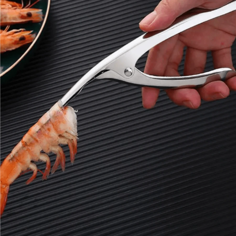Effortlessly Peel Perfect Shrimp: Premium Stainless Steel Shrimp Peeler ...