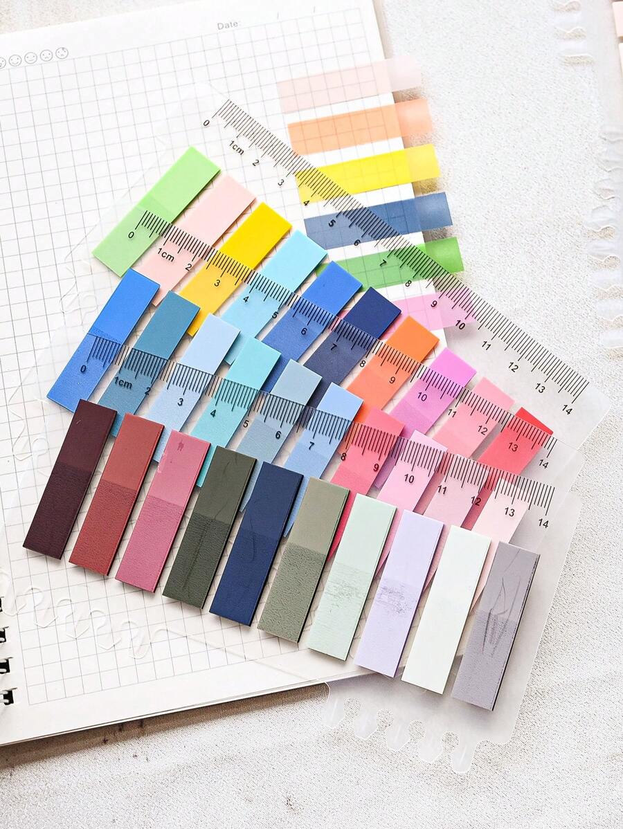 1 Package Of 5 Types Of Index Stickers Translucent Plastic PET Label ...