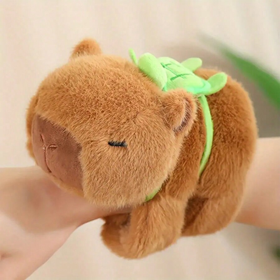 Molutian Capybara Plush Toy With Turtle Backpack, Soft Stuffed Animal ...