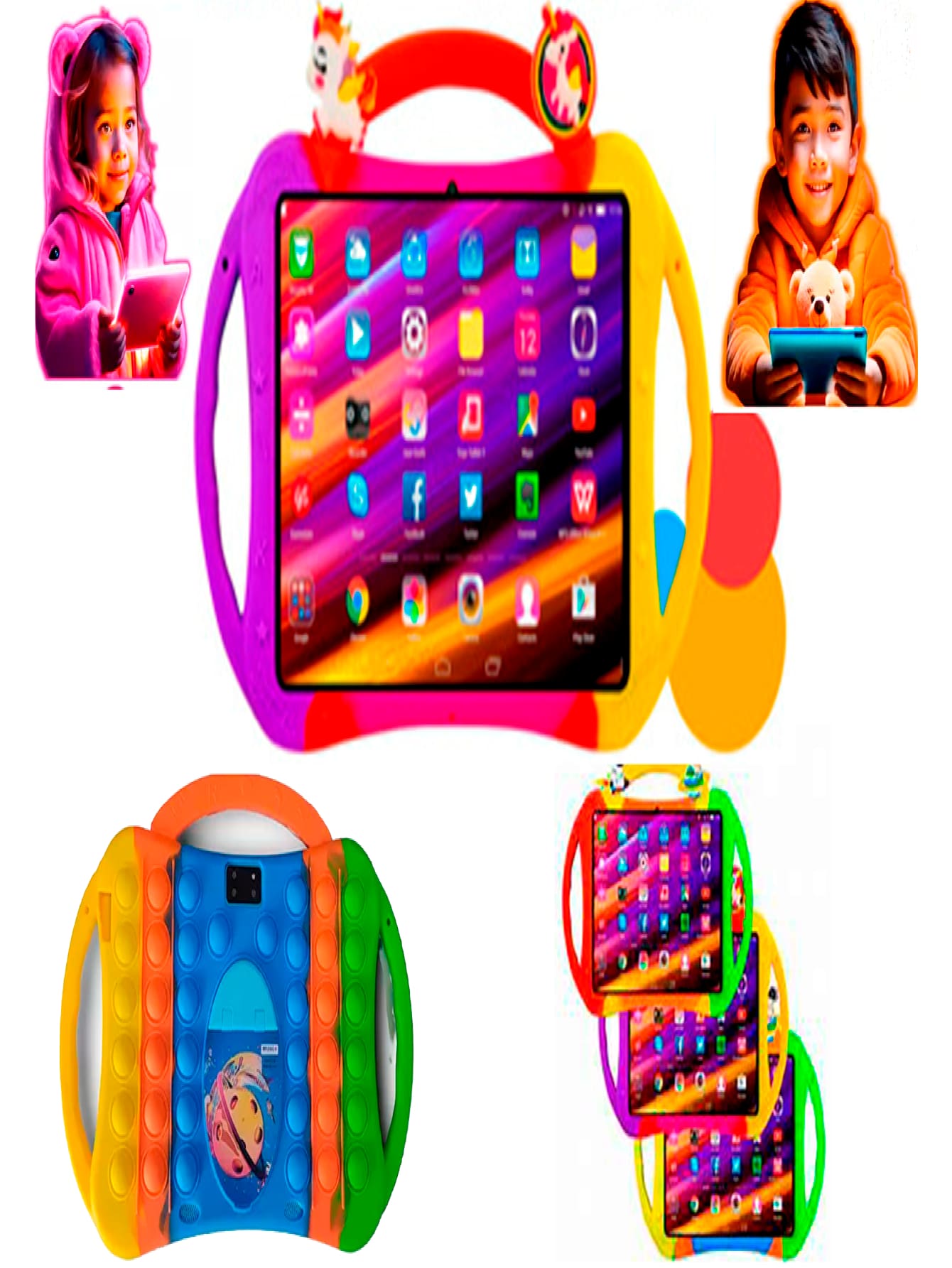 Tablet Para Criança 10.1 Polegadas 32GB 2GB Com Chip Android | SHEIN Brasil