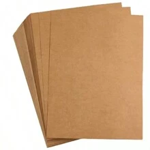 Kraft Paper 100 Sheets 180g A4 Crafts Stationery Premium Kraft Natural ...