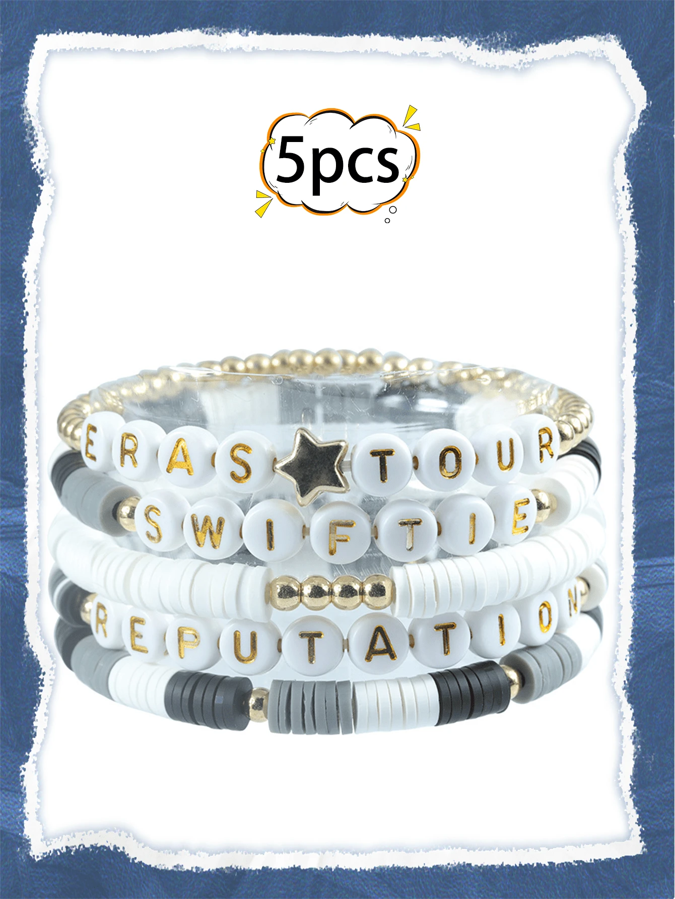 TAYLOR SWIFT Bracelet Singer Inspired Friendship Bracelet Set | SHEIN ASIA