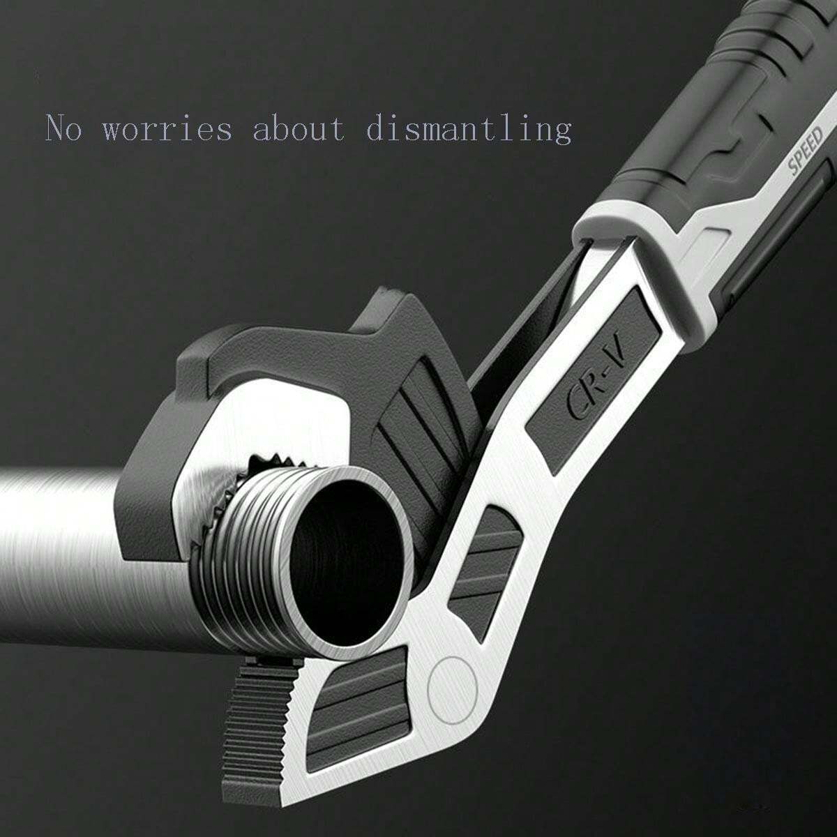 1pc Multi-Function Quick Lock Adjustable Wrench, Industrial Grade High ...