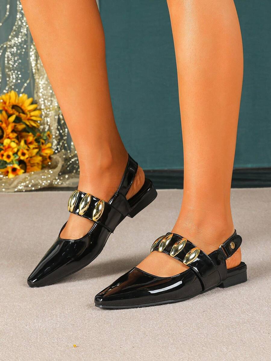 Mocassini da donna con punta quadrata, piatti, novità autunno inverno 2024, stile casual da ...