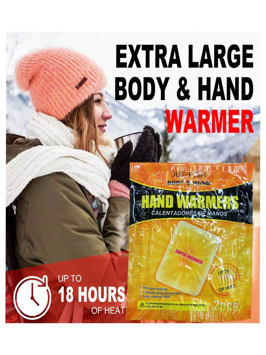 10 sacs de 20 autocollants grands réchauffe-mains et réchauffe-corps ...
