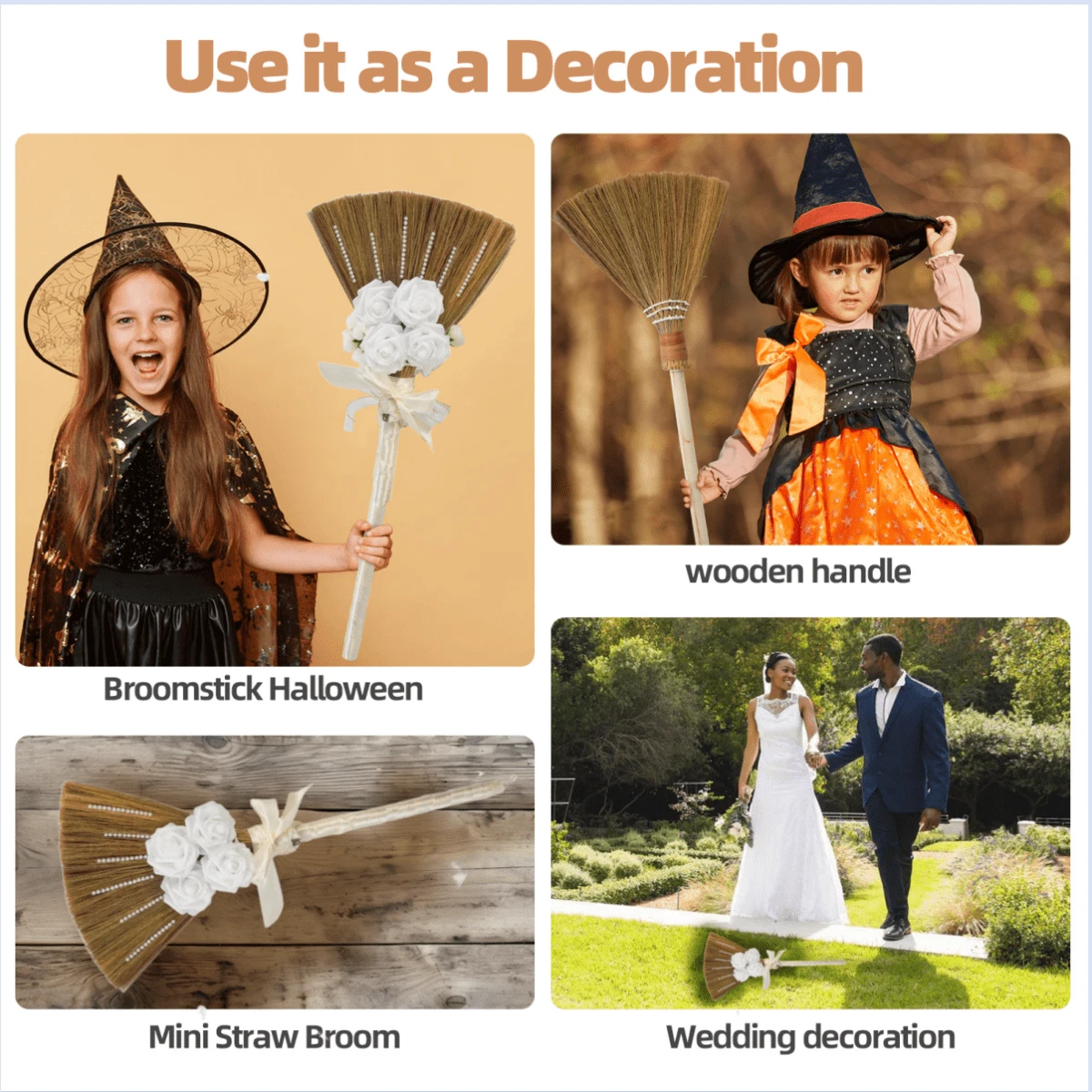 Wedding Broom For Jumping Ceremony, Jumping The Broom For Wedding ...