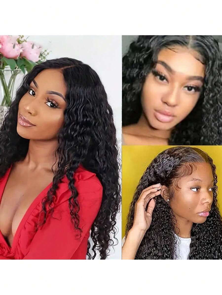 34 Inch Discount 13x4 Jerry Curly Lace Wig Human Hair 150% Density Pre ...