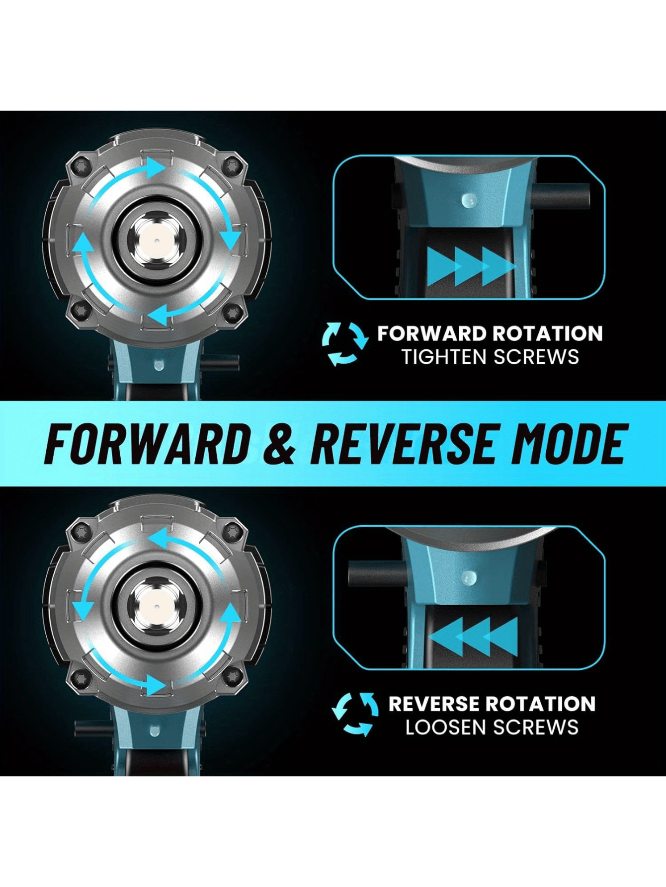 Small Impact Electric Wrench Pneumatic Brushless Screwdriver Lithium ...