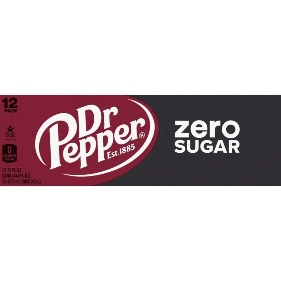 Dr pepper zero azucar 12 latas de 355 ml | Moda de Mujer | SHEIN México