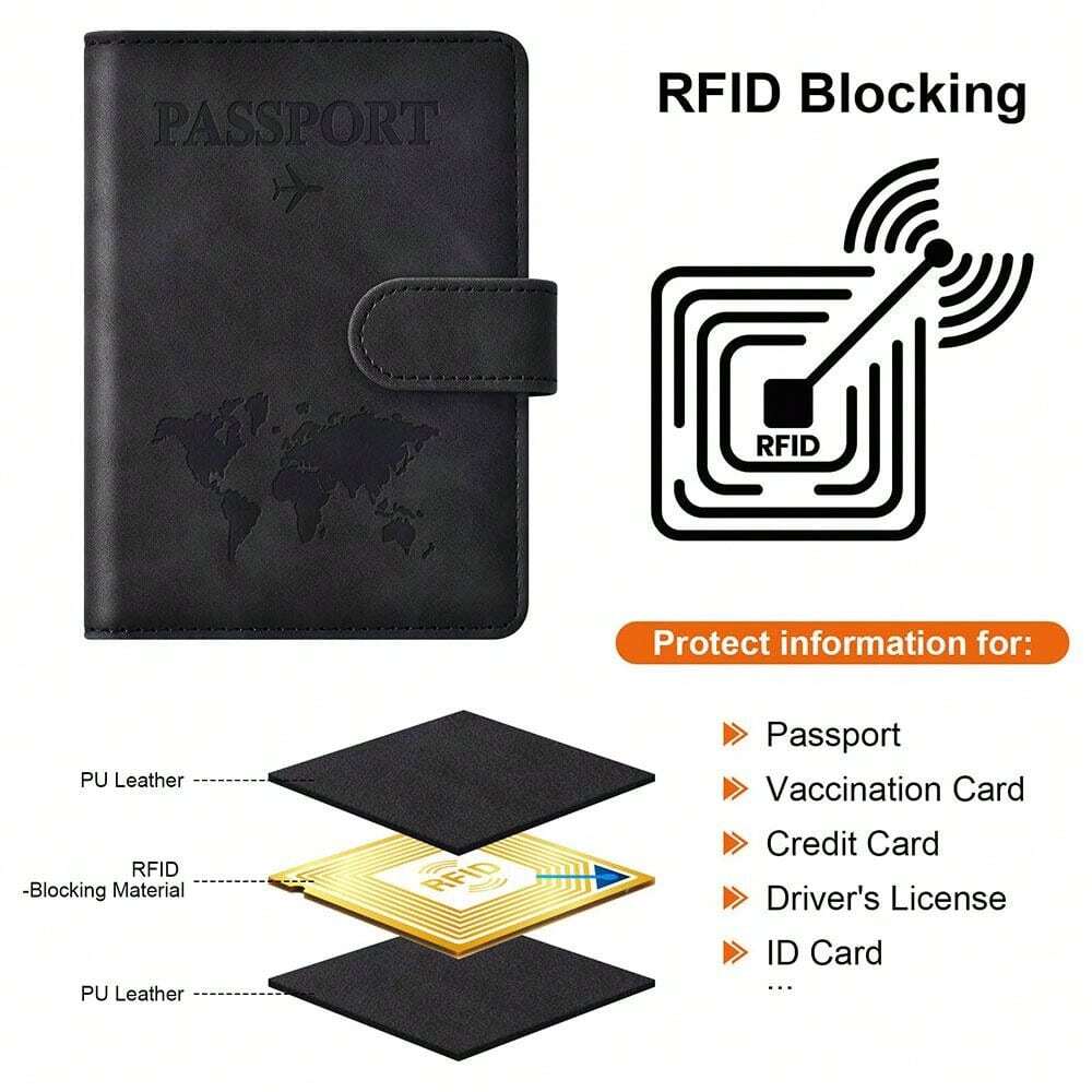 [Custom-Made] 1set Passport & Vaccination Cards Holder Combo Passport ...