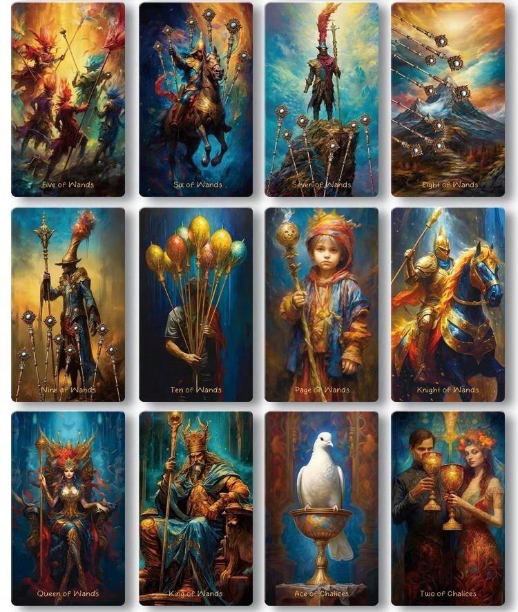 Mazzo di carte da divinazione professionale e genuino, carte dei ...