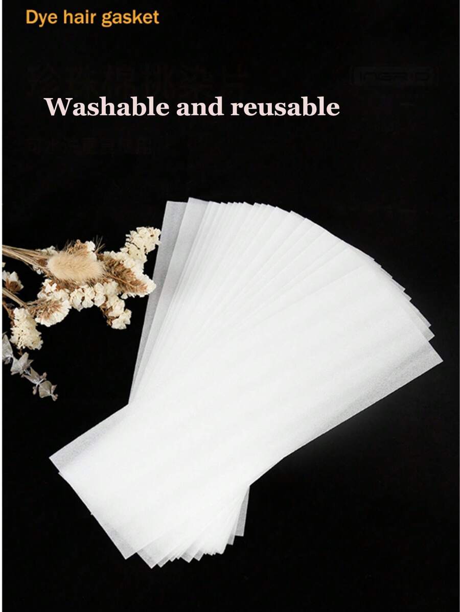 BUCICE 50pcs Drawing And Dyeing Tools Hair Colouring Paper Hair Salon ...