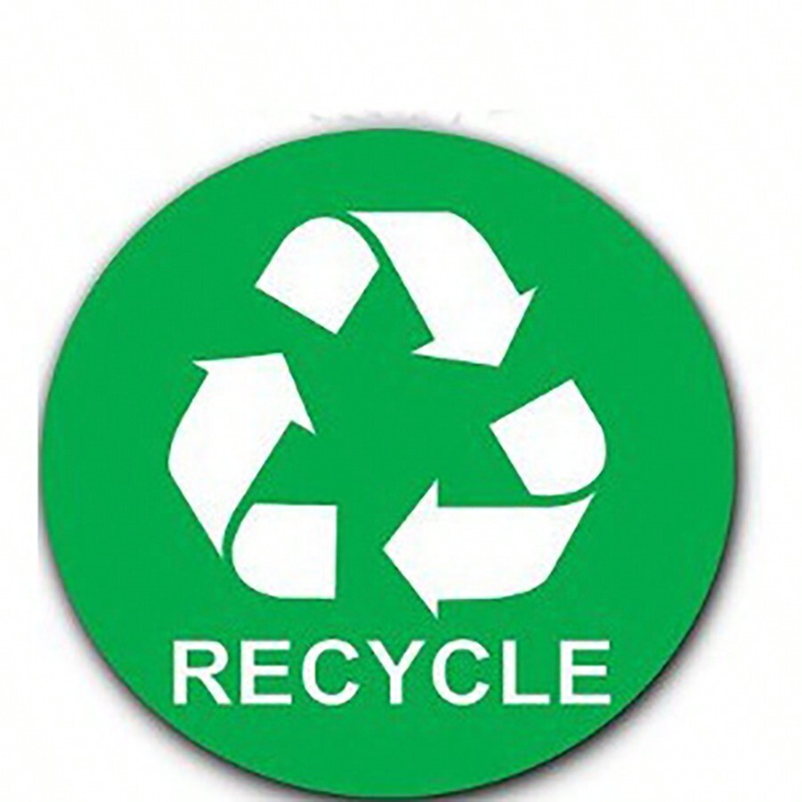 4 PCS Coloured Bin Recycling Sticker Labels Bin Collection Signs ...