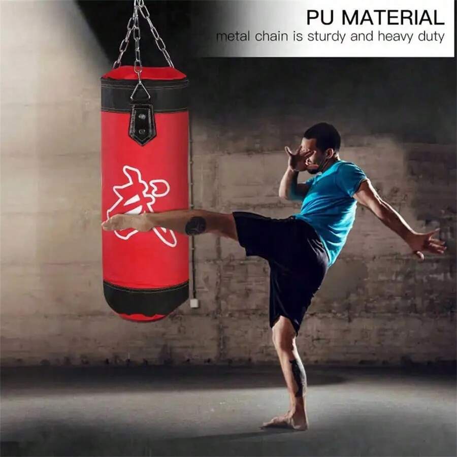 Punch Sandbag Durable Hanging Hollow Sandbag Boxing Heavy Punch Bag ...
