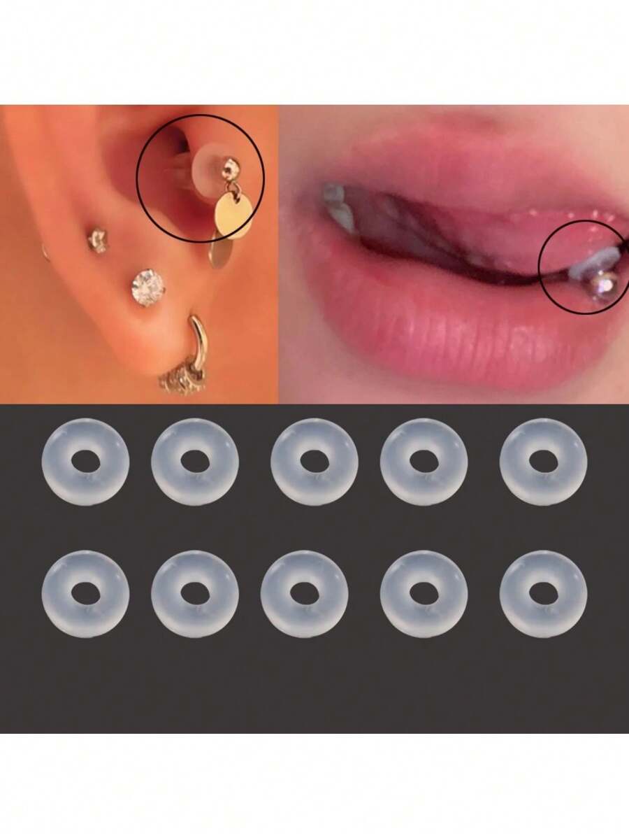 AVYRING 10pcs Silicone Polyps Small Flying Saucer Anti-Hyperplasia ...