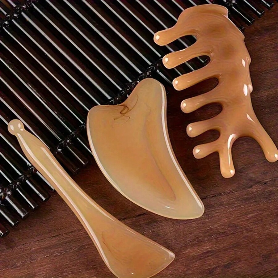 1pc(3pcs) Gua Sha Massage Tool, Face And Body Scraping Tool For ...