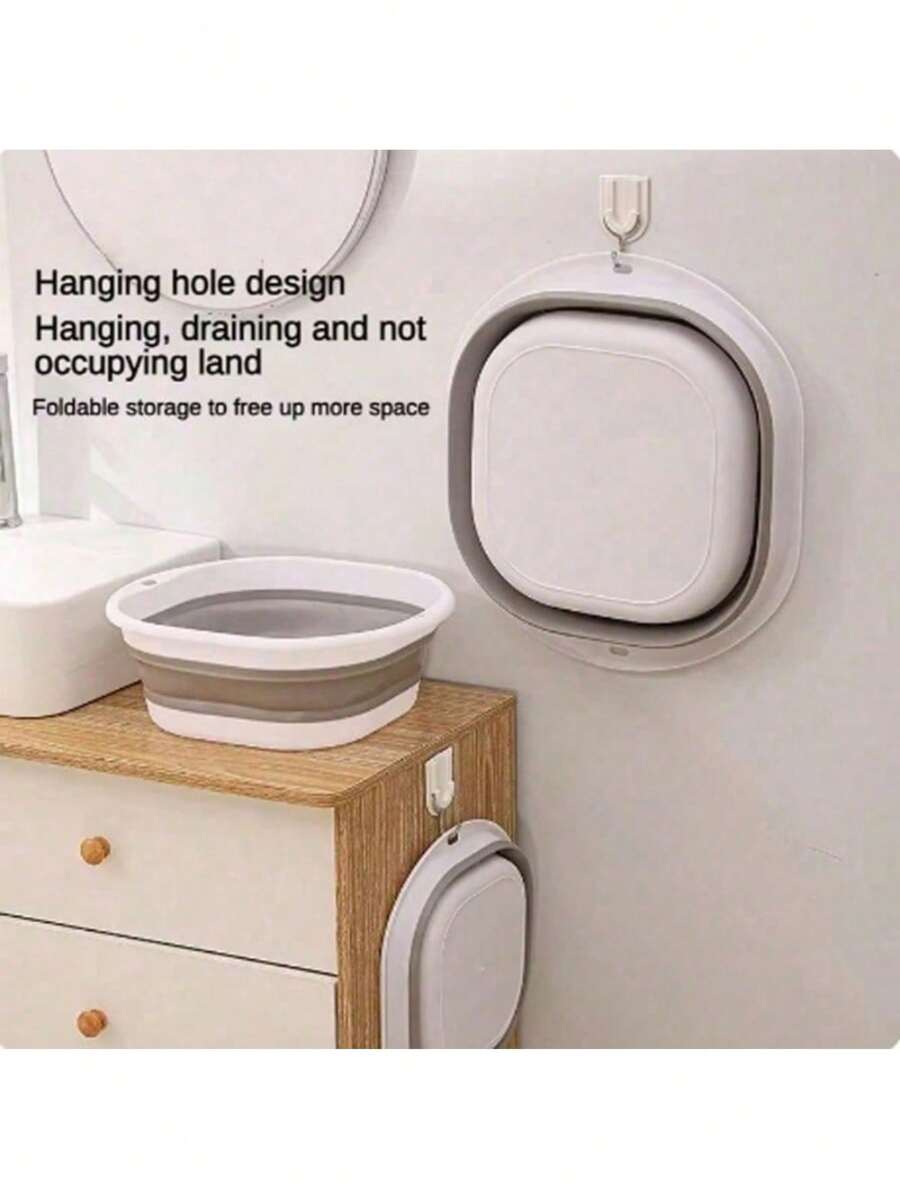 Large, Medium And Small 3 In 1 Portable Folding Wash Basin Multi ...