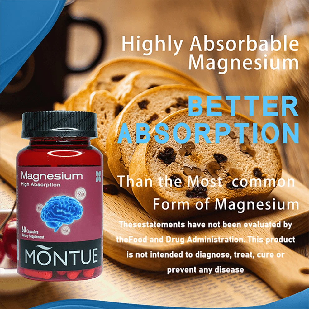 [[MONTUE]Magnesium Complex | Magnesium Glycinate, Malate, & Citrate60 ...