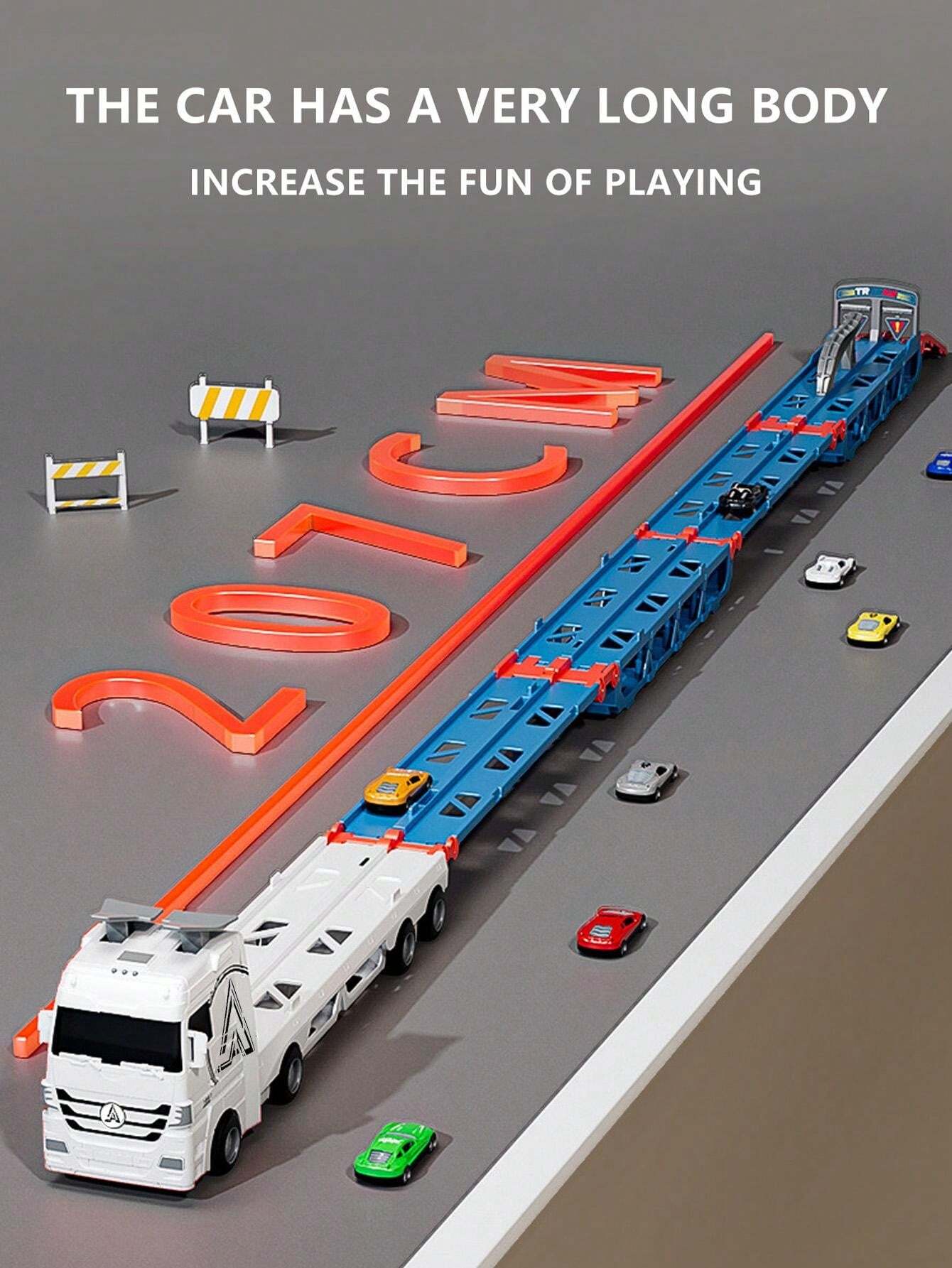 Transformer Fling Cargo Truck Foldable Storage Container Track Car ...