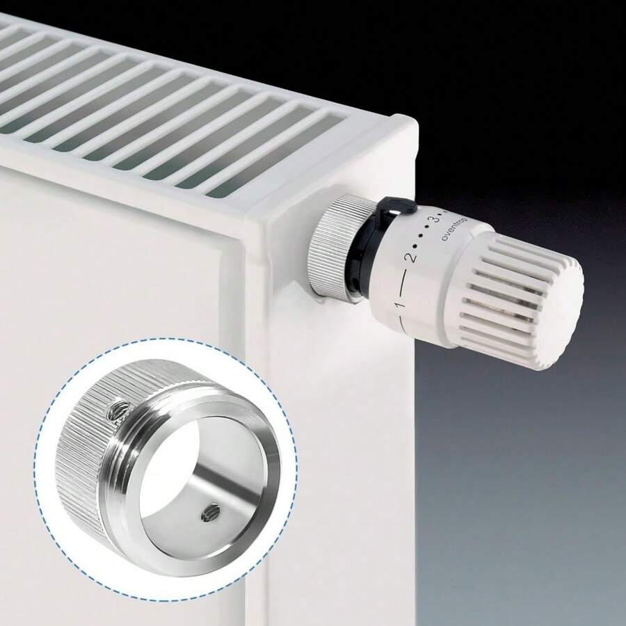 2pcs Thermostat Adapter Stainless Steel Thermostat Adapter With Wrench ...