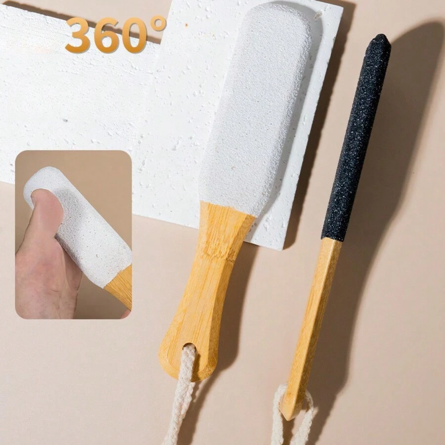 Four Sides Rubbing Foot Board Bamboo Sand Foot Board File Foot Peeling ...