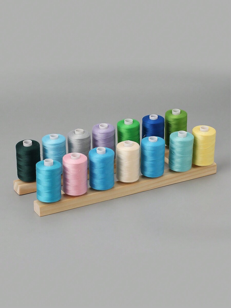 DIY Desktop Sewing Thread Rack, Spool Holder Wooden Frame, Bowl Rack ...