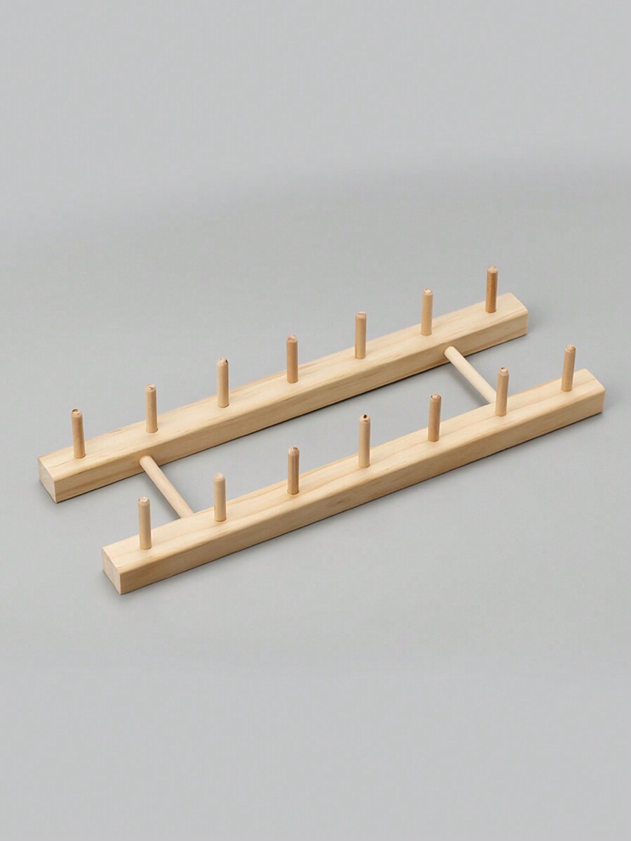 DIY Desktop Sewing Thread Rack, Spool Holder Wooden Frame, Bowl Rack ...