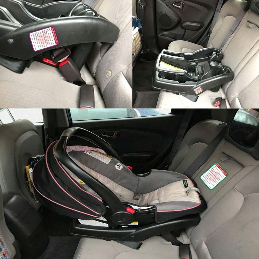 Remarkable Infant I.C.E. (In Case Of Emergency) Car Seat Sticker Safety ...