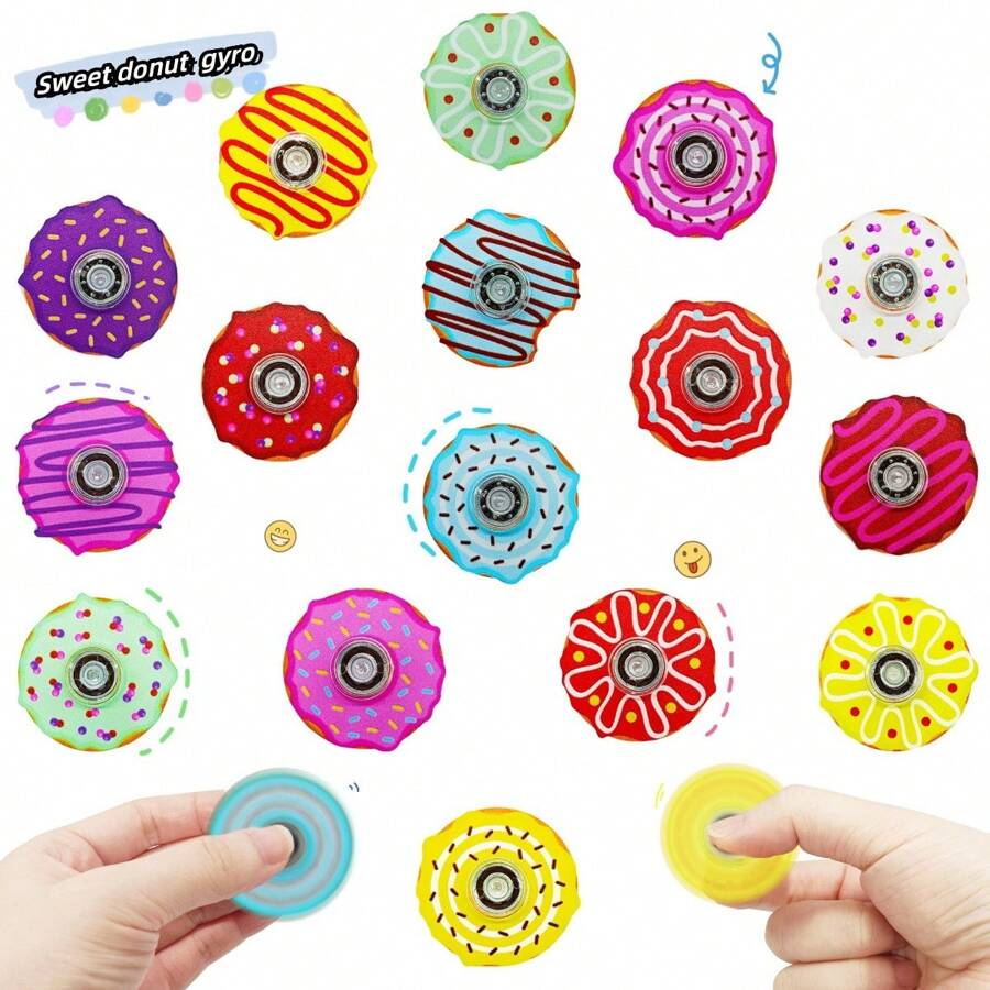 Donut Fidget Spinners Toy,Fidget Spinners Relief Stress And Anxiety ...