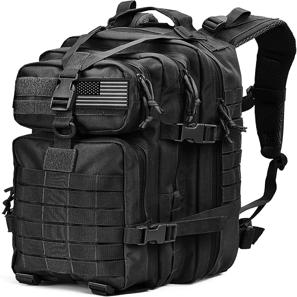 45L Large Military Grade Tactical Backpack 3-Day Army Assault Pack With ...