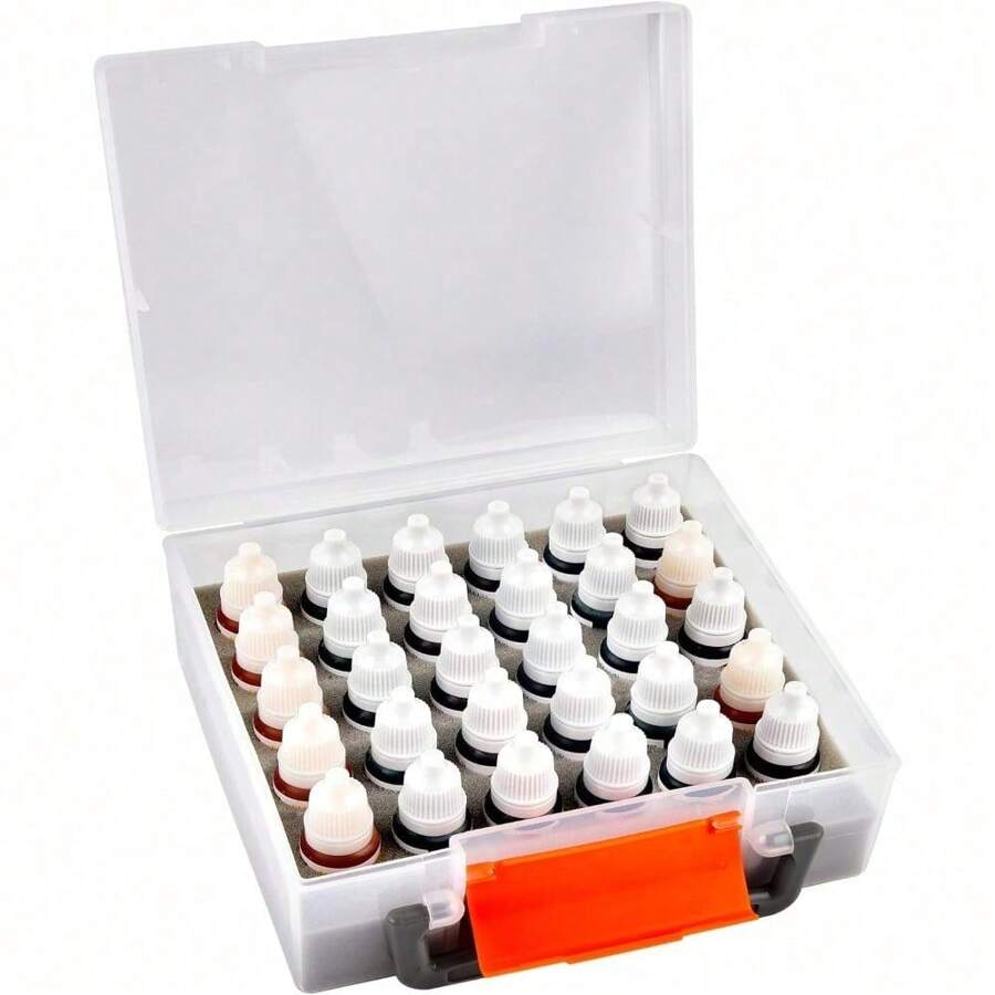 Food Coloring Bottle Storage Organizer Case Compatible With Cake Food ...