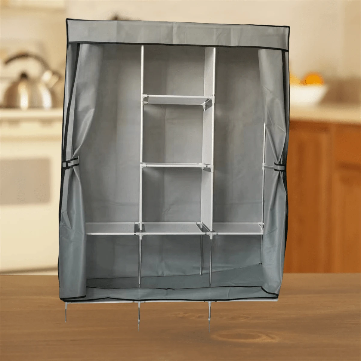 Basic Non-Woven Fabric Wardrobe Closet, Dust-Proof Clothing Storage ...