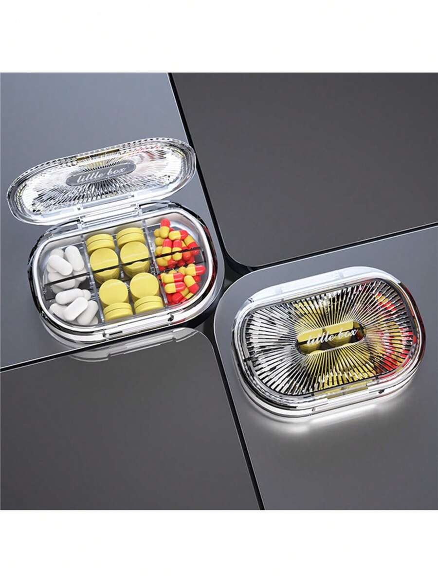 Four Grid Plastic Portable Small Medicine Box Wholesale For One Week ...