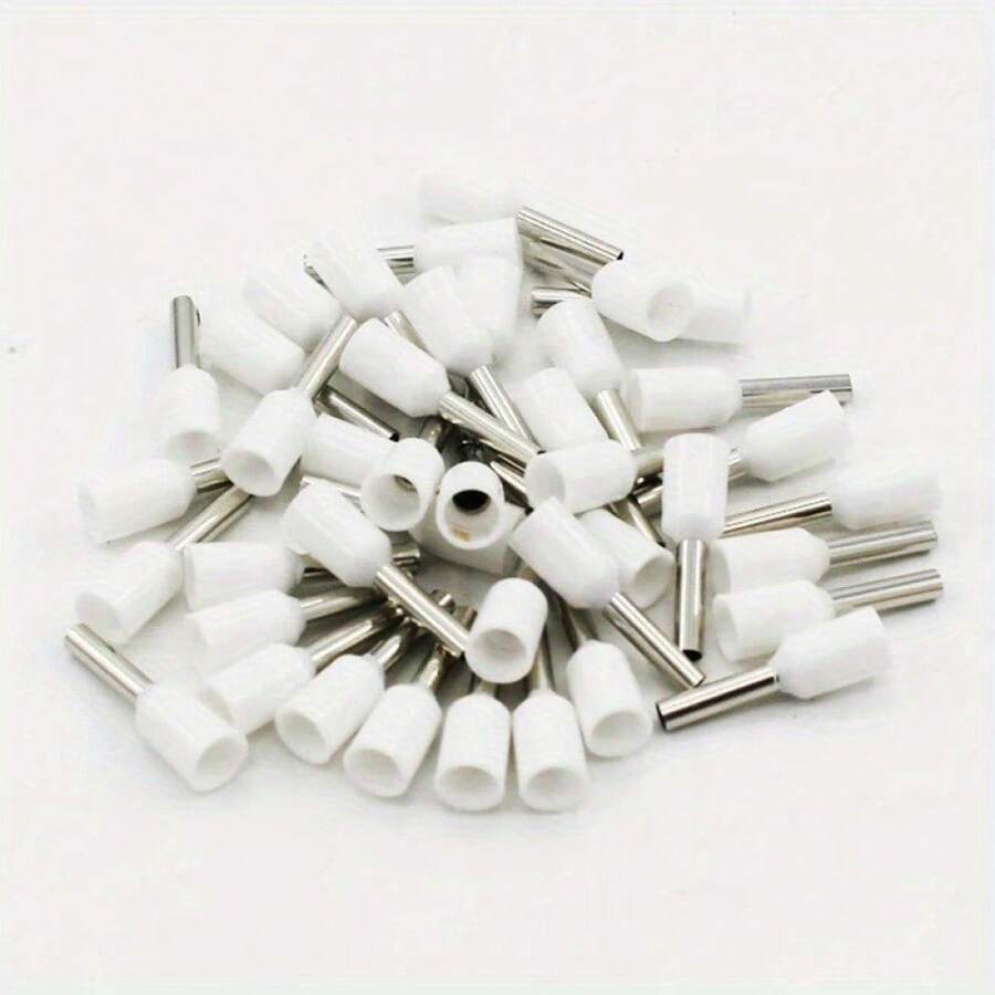 1000pcs Insulating Terminal Crimp Connectors, E0508 E7508 E1008 E1508 ...