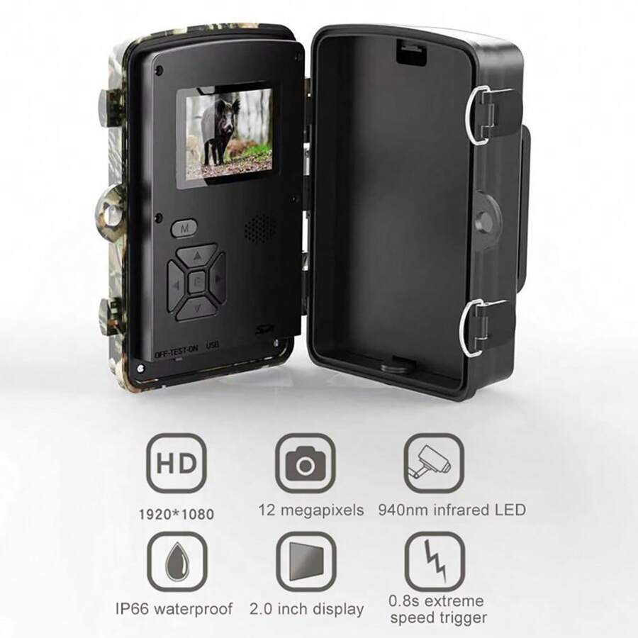 Wildlife Hunting Camera Night Vision Motion Sensor Animal Observation ...