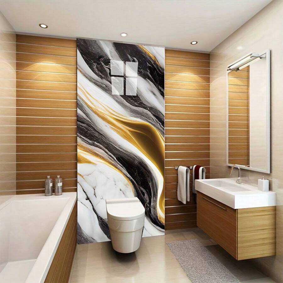 Luxe Marmeren Peel & Stick Behang - Waterdicht, Verwijderbaar ...