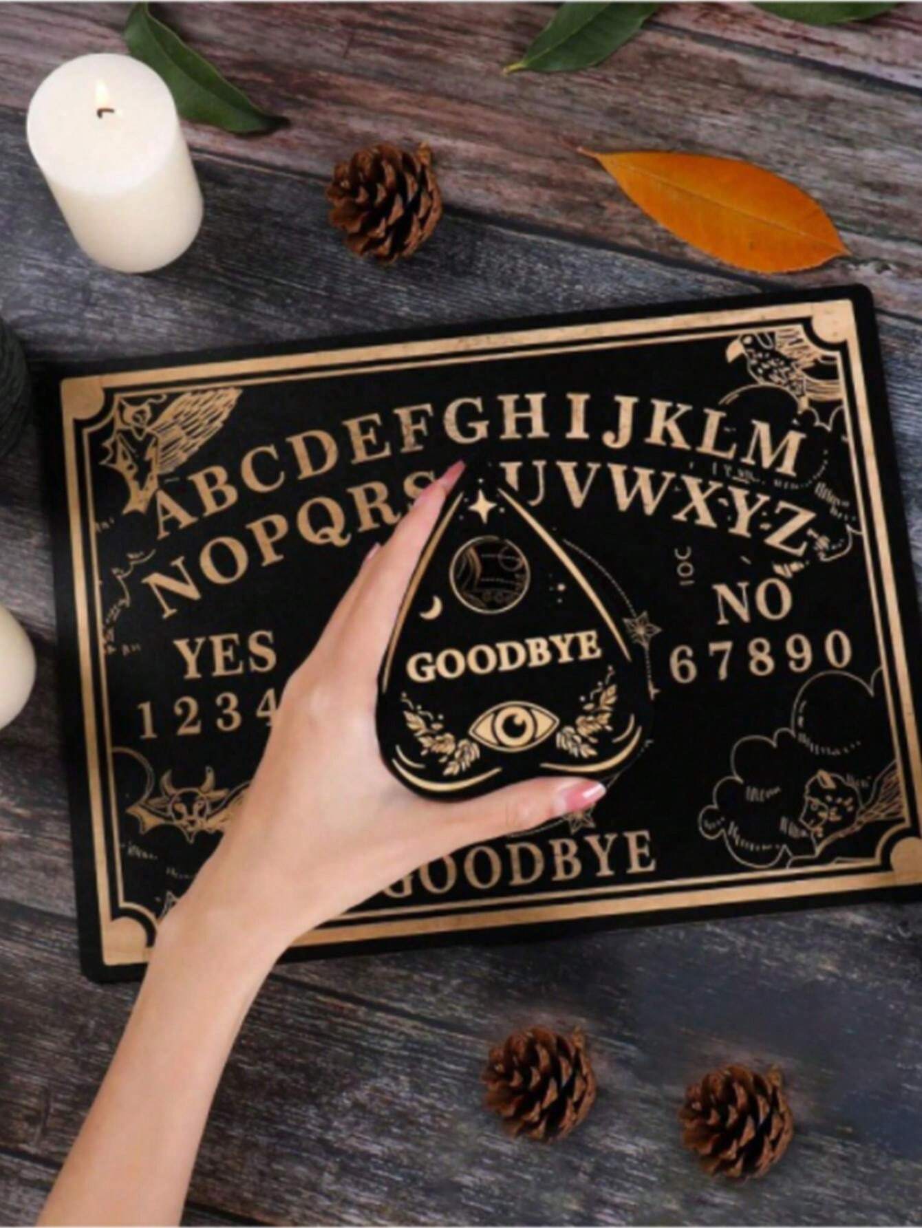 Black Set Of Wooden Magic Boards With Laser Engraved Answer Board for ...