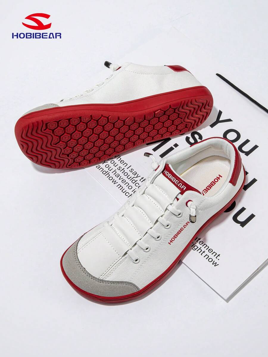 HOBIBEAR Wide Toe Box Barefoot Shoes One Stirrup Men Minimalist ...