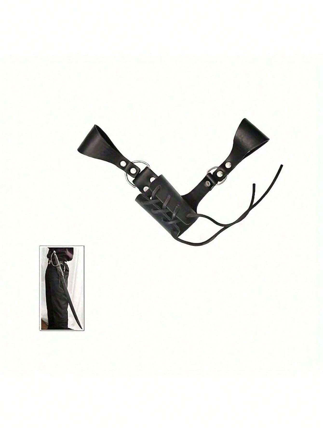 Medieval Renaissance Leather Sword Holster Right Hand Sword Sheath Belt ...