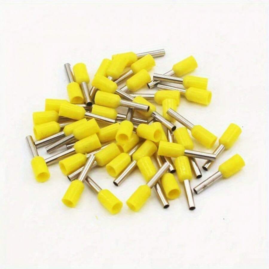 1000pcs Insulated Terminals Crimping Terminals Wire Connectors, E0508 ...