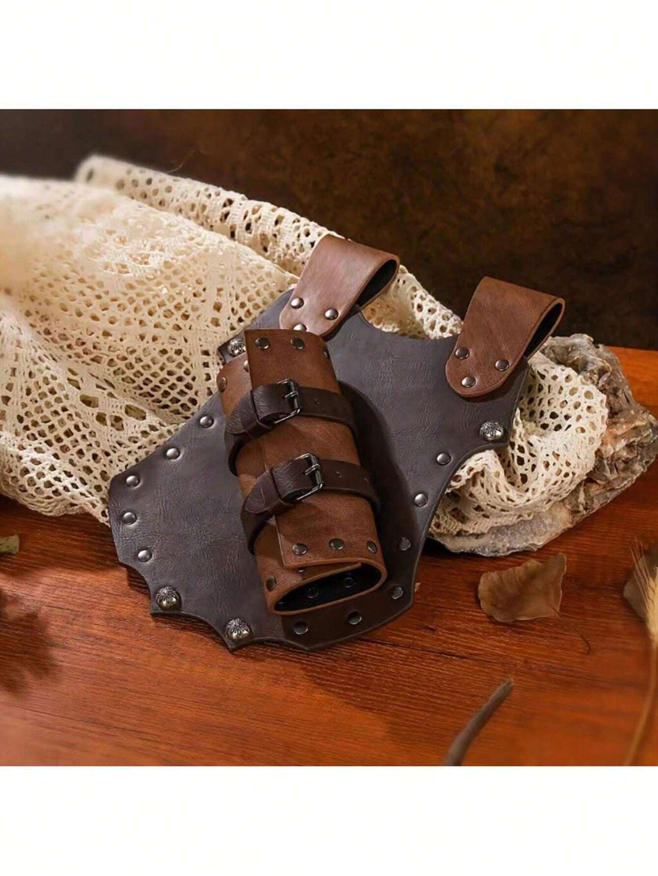 Medieval Faux Leather Sword Frog, Vintage Middle Ages Sword Holster ...