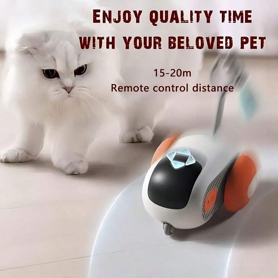 1pc Electric Toy Car For Cats, Self-Entertaining Anti-Boredom Cat ...