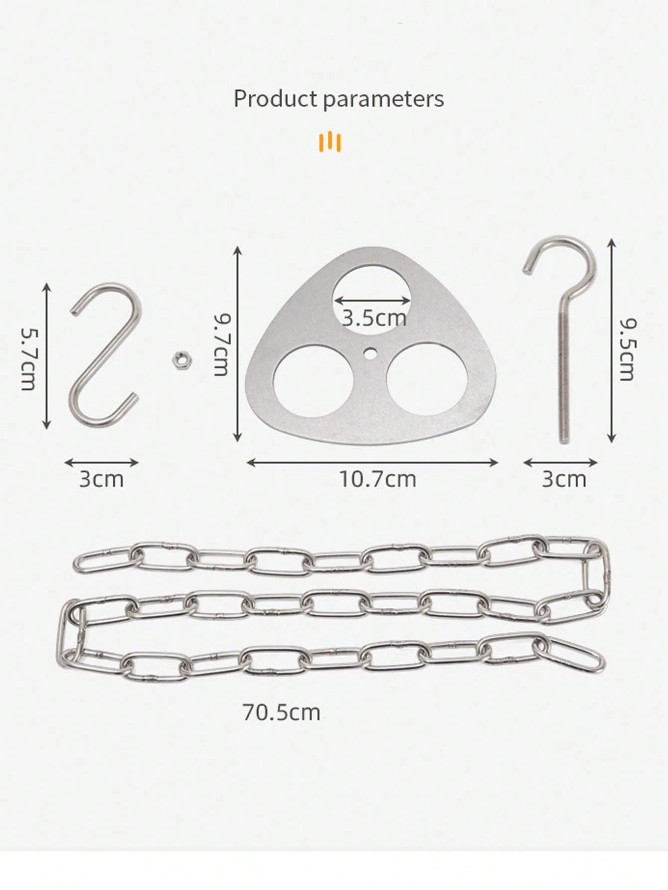 Outdoor Hanging Pot Stand, Triangular Piece Tree Pole Stand, Camping ...