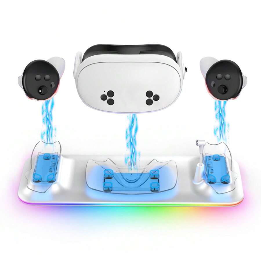 Fast Charge Wireless Charging Dock For Meta Quest 3S Compact Design All ...