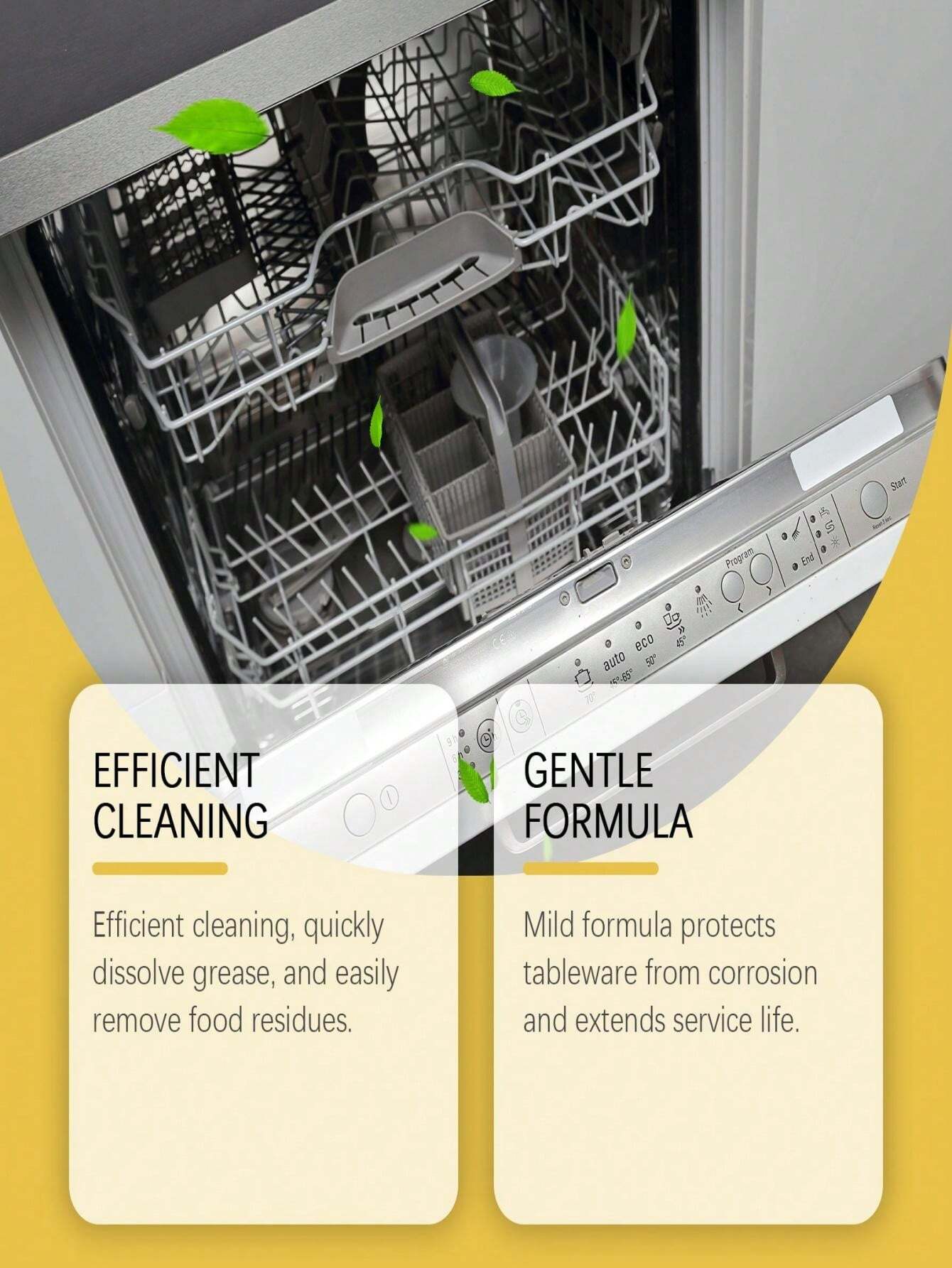 Dish Detergent - Powerful Grease And Stain Remover, Gentle Kitchen ...