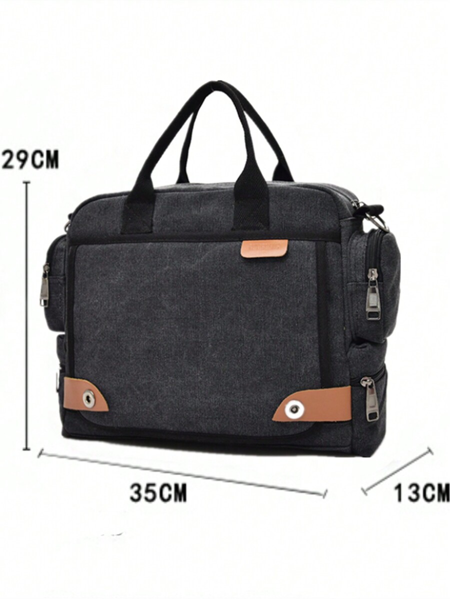 1pc Men Shoulder Bag For Travel Boy Crossbody Canvas Messenger Bags For ...