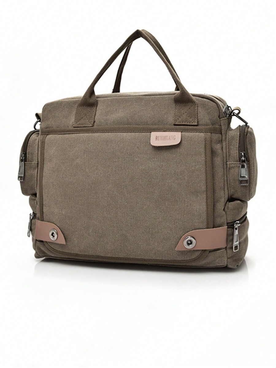 1pc Men Shoulder Bag For Travel Boy Crossbody Canvas Messenger Bags For ...