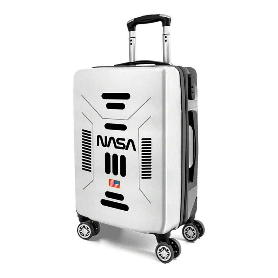 NASA Abs Spaceship Nasa Trolley Suitcase 55Cm Travel Suitcase With ...
