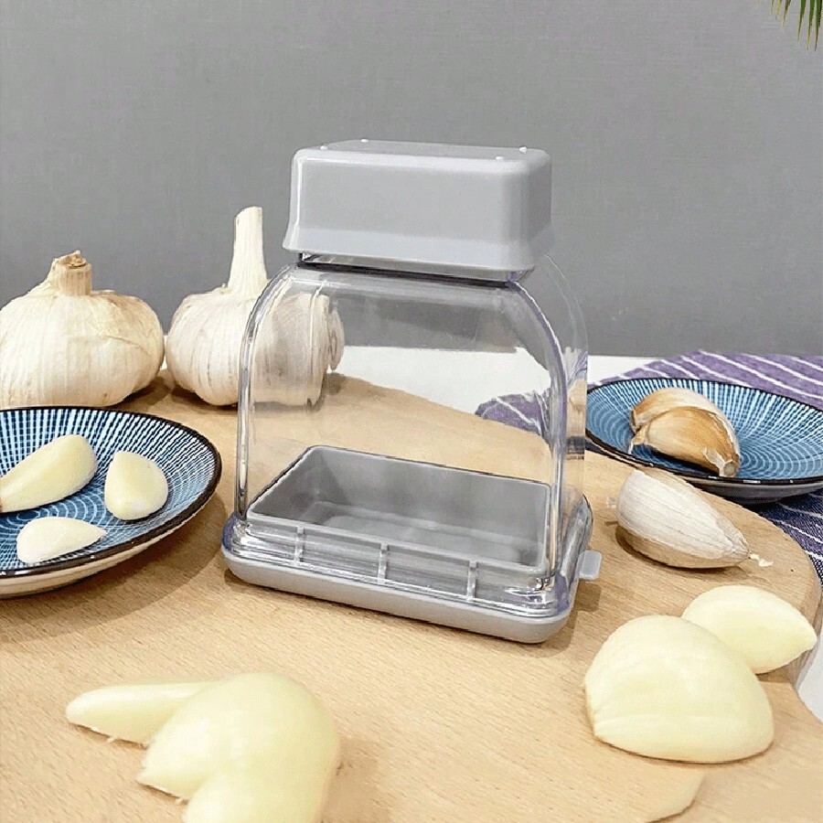 Easy Clean Garlic Press And Chopper - Manual Kitchen Gadget ...